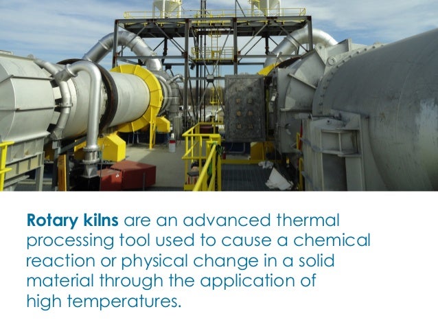 Processes Carried Out Using Rotary Kilns