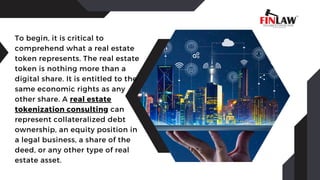 Processes Involved In Real Estate Tokenization | PPT