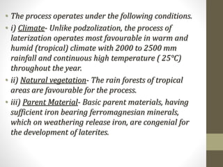 Processes involved in soil formation | PPTX
