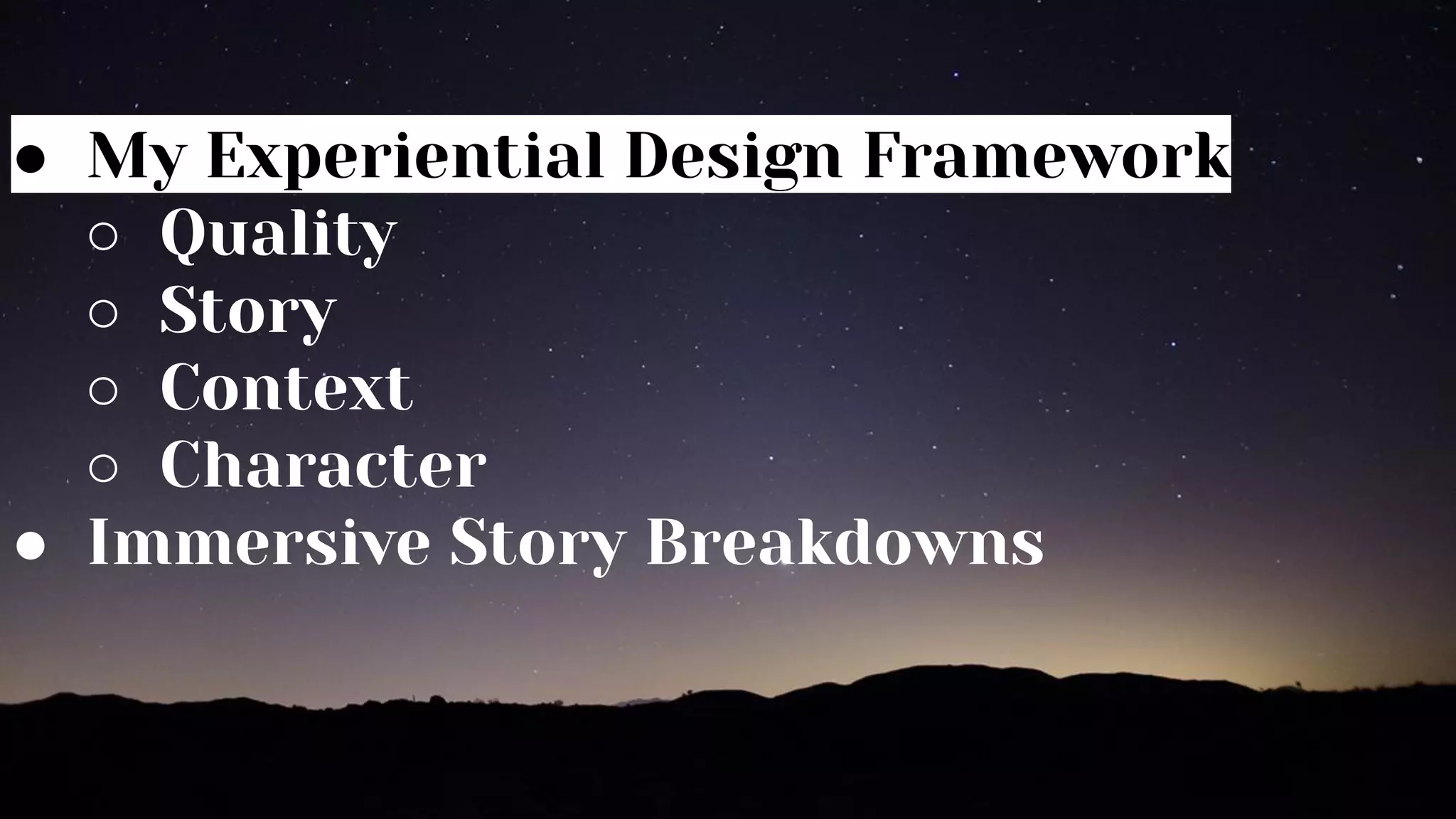 Processes of Experiential Design: Breaking Down the Elements of ...