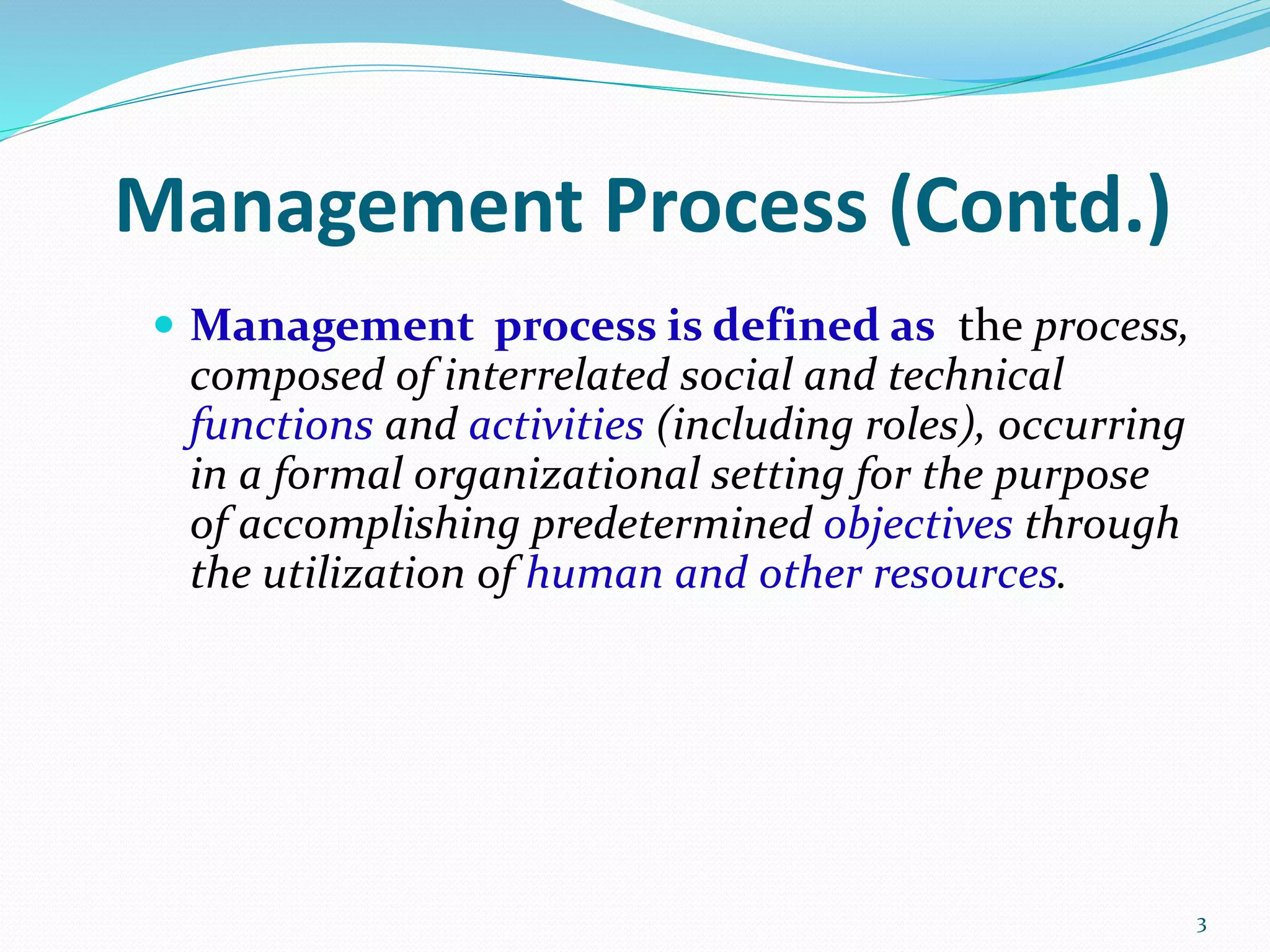 Processes of management | PPTX