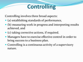 Processes of management | PPTX