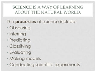 Processes of science gr 6 | PPTX