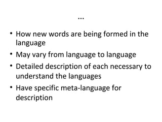 Processes of word formation | PPT
