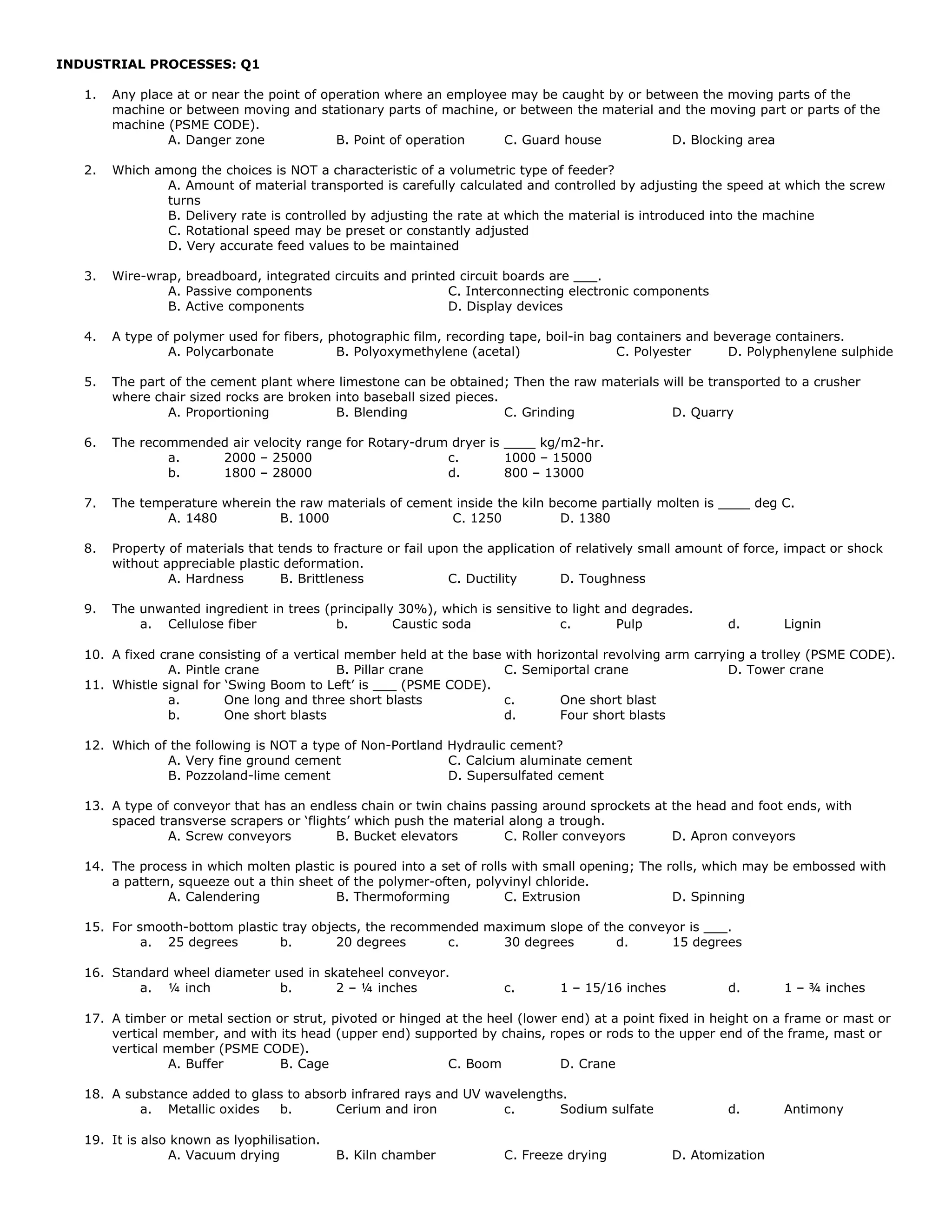 Processes (printed) | PDF