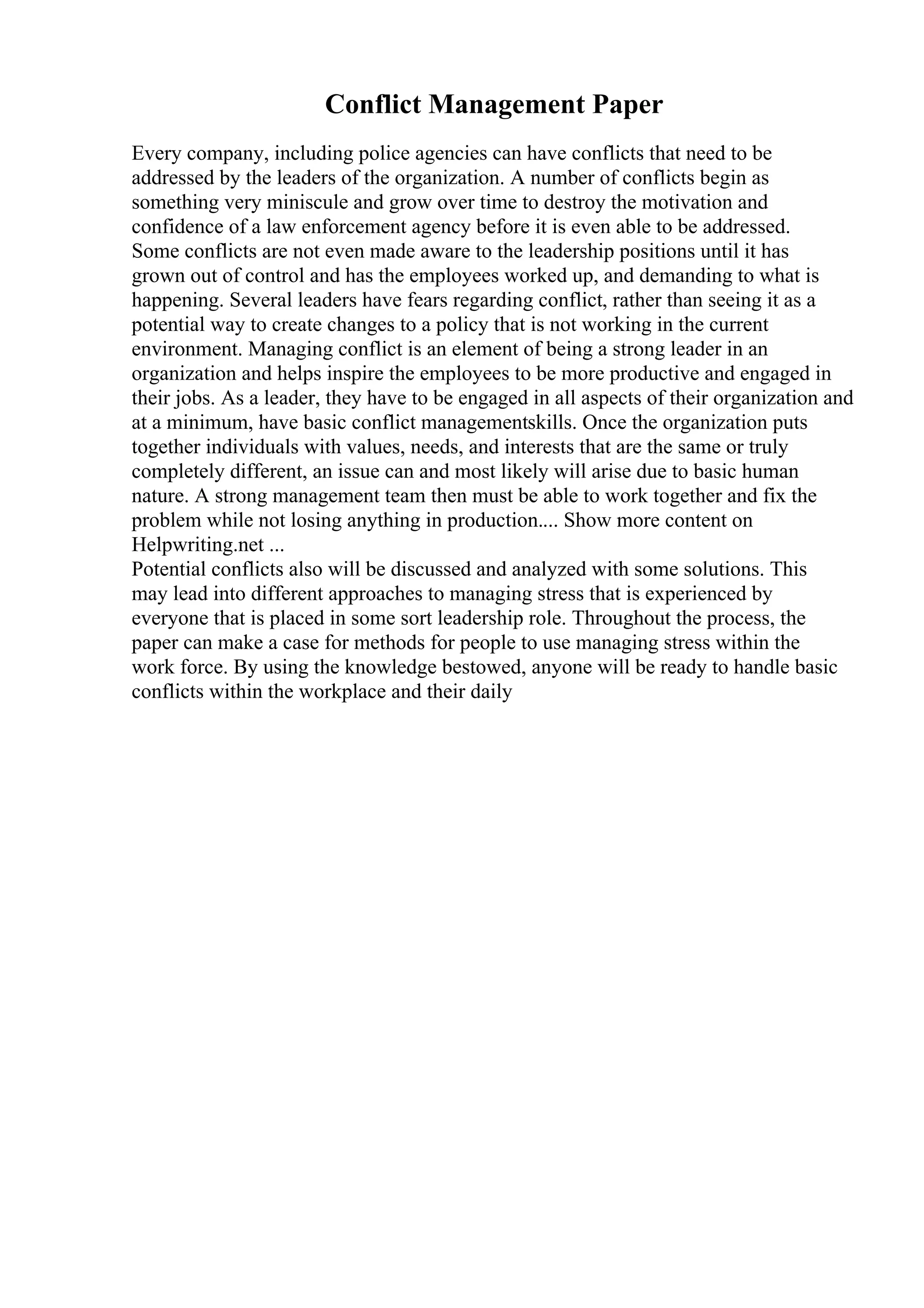 Process Essay Example Paper.pdfProcess Essay Example Paper | PDF