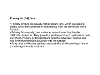 Process Fans Used in Power Plants | PPT