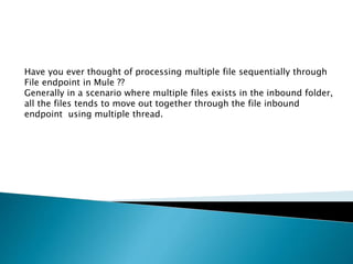 Process file one after another | PPT