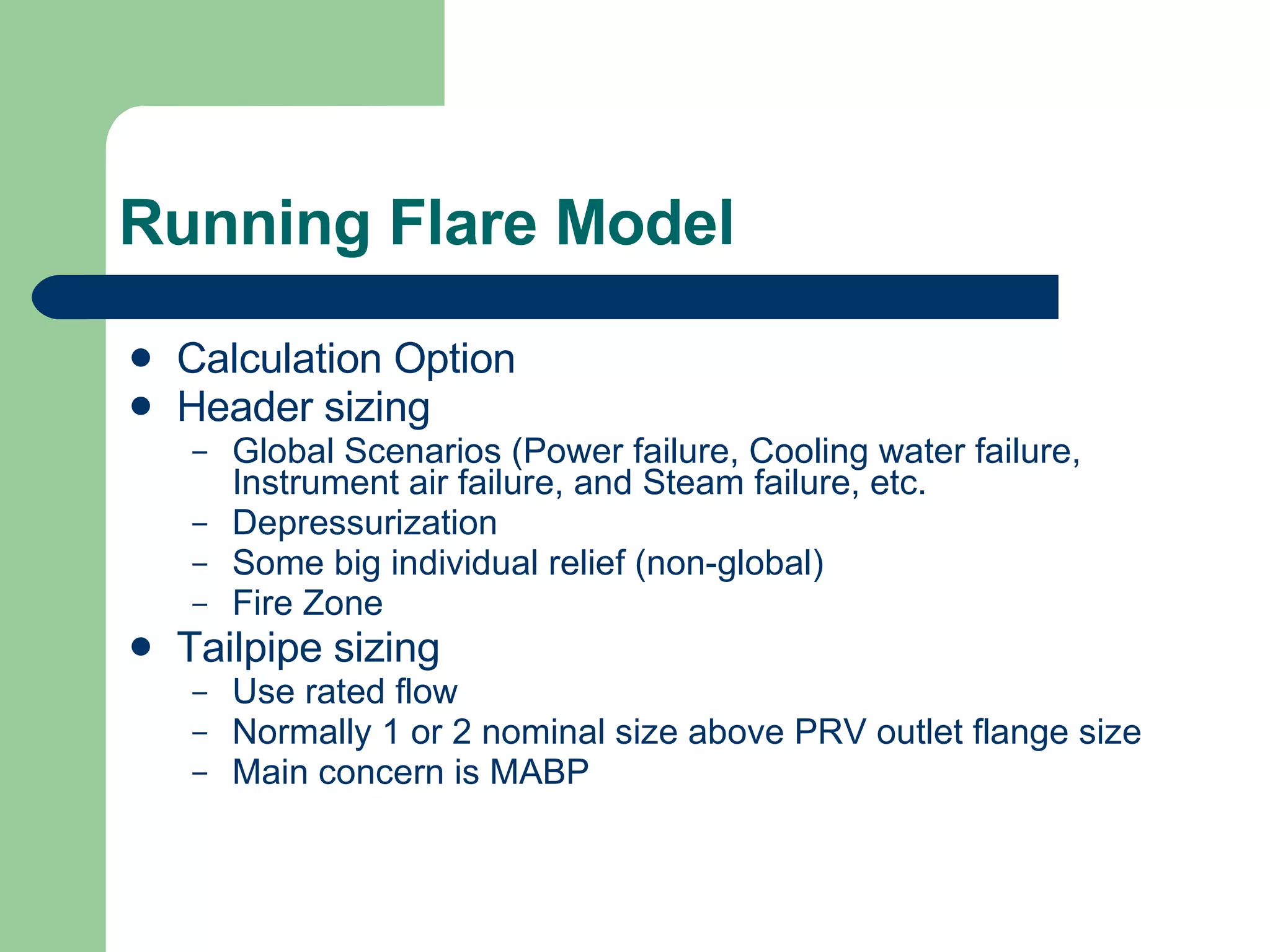 Process Flarenet Model Setup(Fan, Yi) | PPT