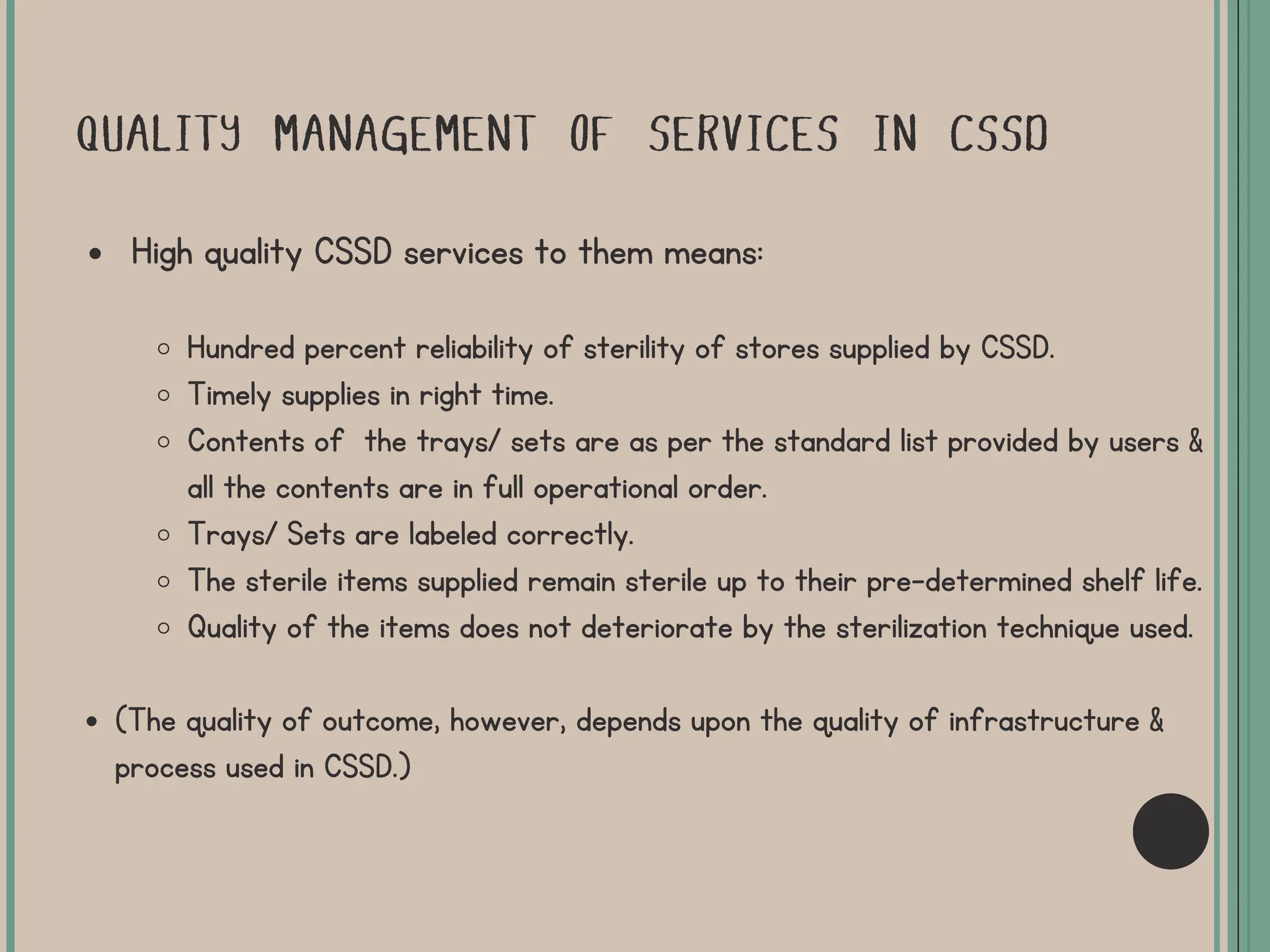 Process Flow Cssd Is A Service Unit In A Hospital Pdf