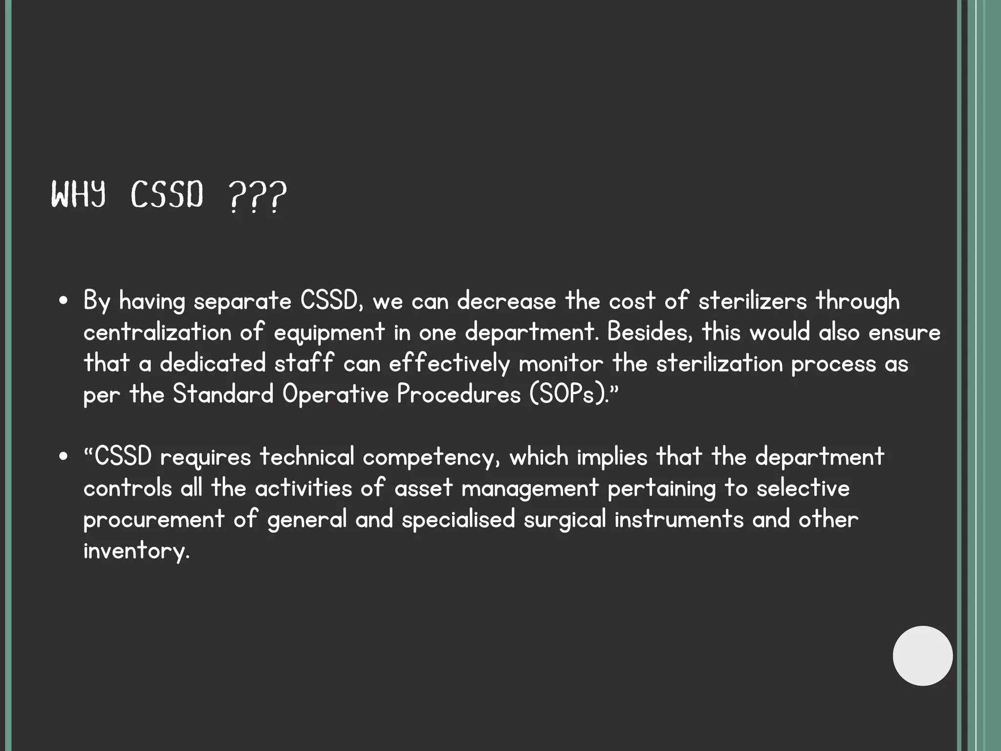 Process Flow Cssd Is A Service Unit In A Hospital Pdf