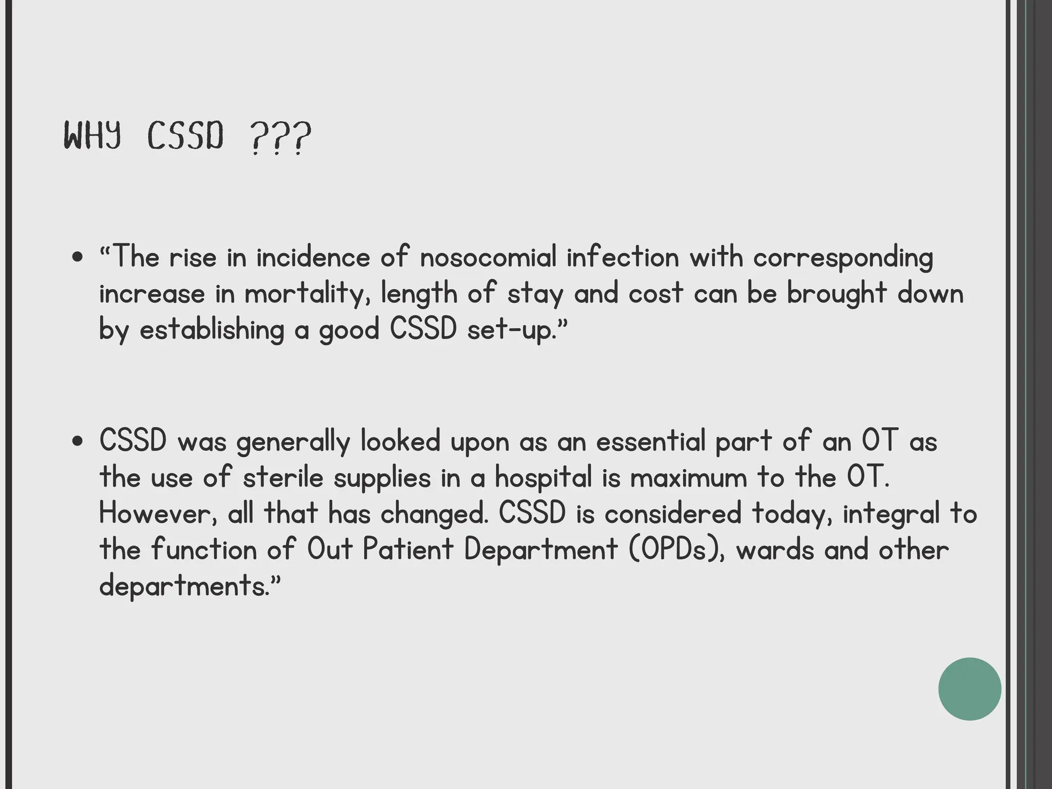 Process flow, CSSD IS A SERVICE UNIT IN A HOSPITAL | PDF