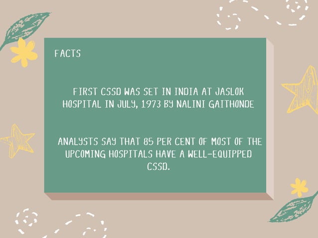 Process flow, CSSD IS A SERVICE UNIT IN A HOSPITAL | PDF