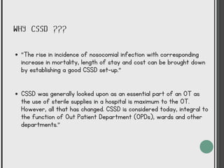 Process flow, CSSD IS A SERVICE UNIT IN A HOSPITAL | PDF