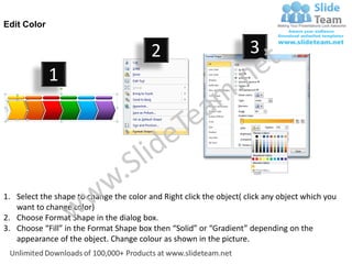 Process flow chart 6 stages powerpoint templates 0712 | PPT