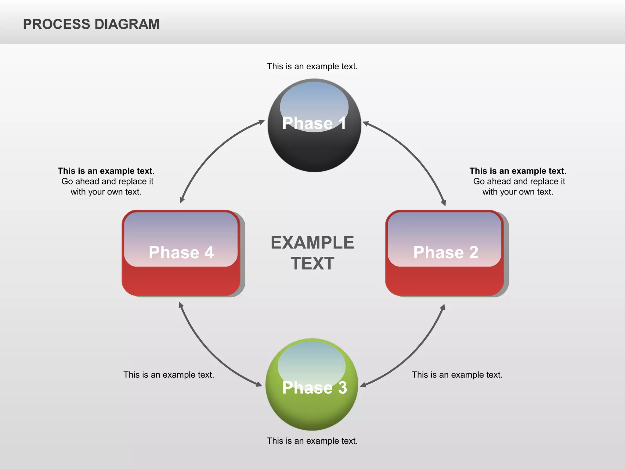 Process Flow Chart for PowerPoint by PoweredTemplate.com