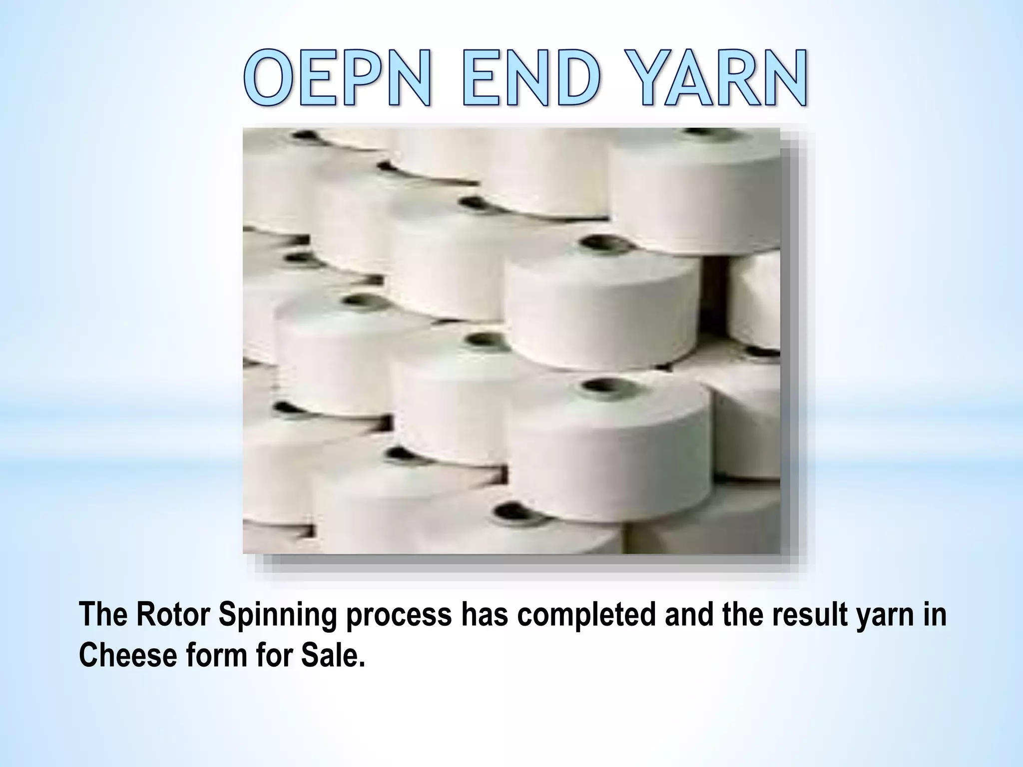 PROCESS FLOWCHART OF ROTOR SPINNING.pptx