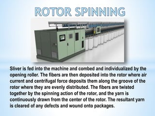 PROCESS FLOWCHART OF ROTOR SPINNING.pptx