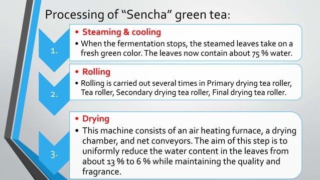 Process flow chart tea processing | PPTX | Home Appliances | Home & Garden