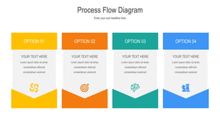 Process Flow Diagram Google Slides Template | PPTX