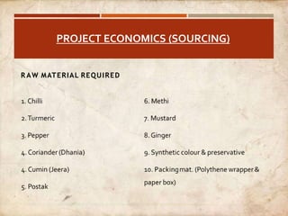 Process Flow Of Spice Company.pptx