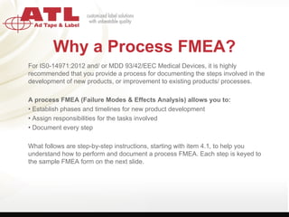 Process FMEA for Medical Devices | PDF
