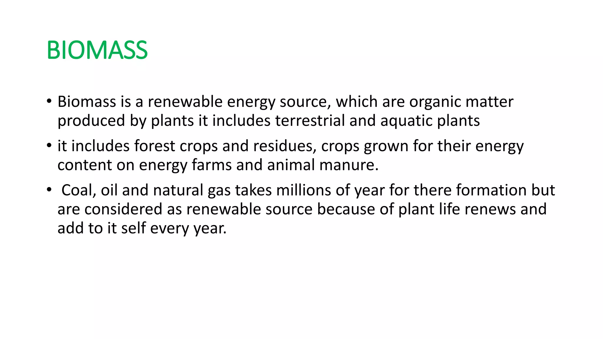 Process for biomass conversion | PPTX | Chemistry | Science