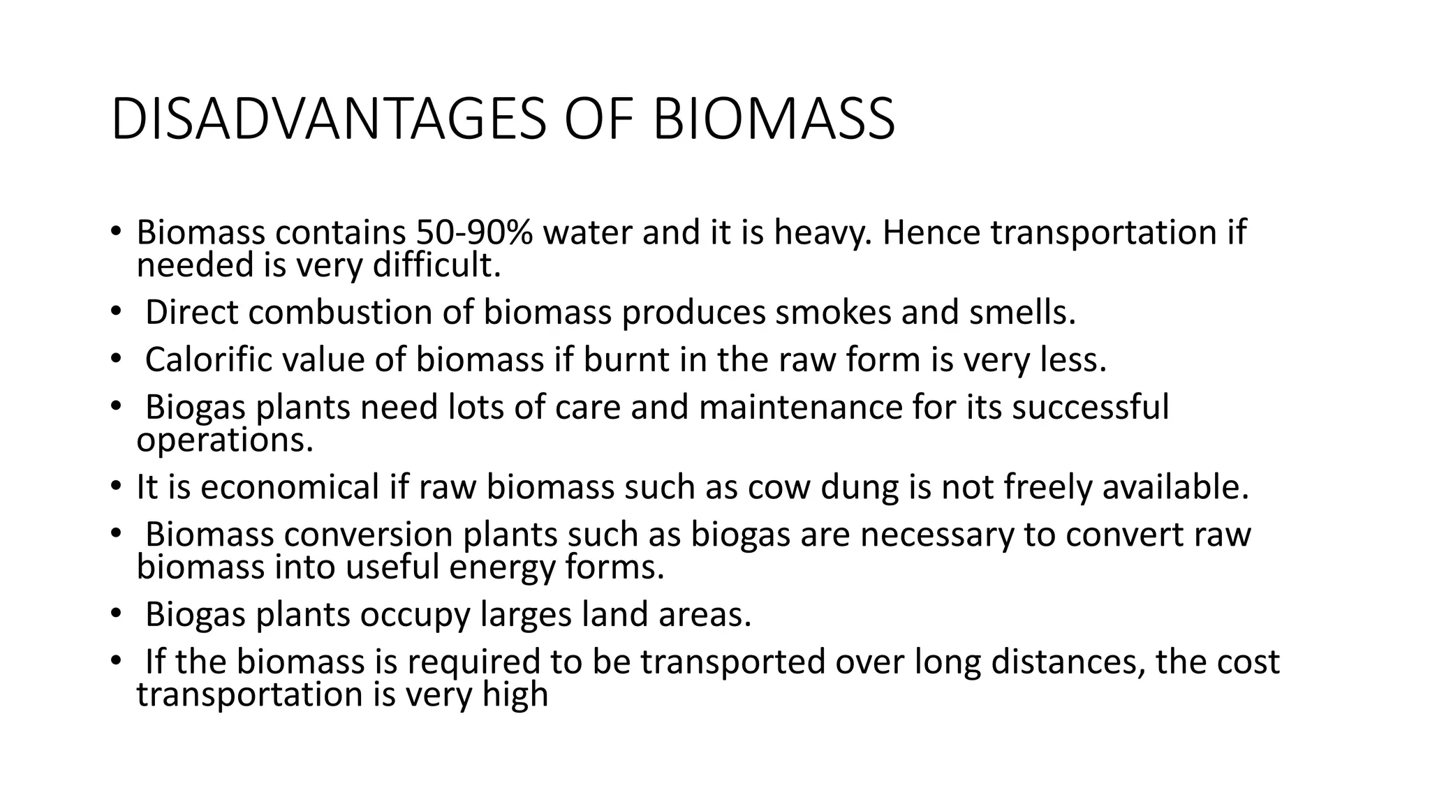 Process for biomass conversion | PPTX
