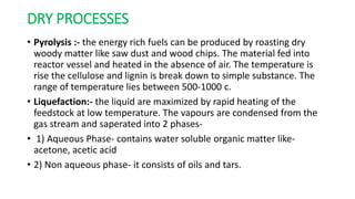 Process for biomass conversion | PPTX