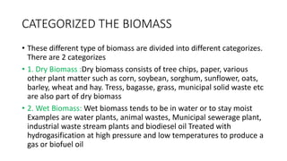 Process for biomass conversion | PPTX