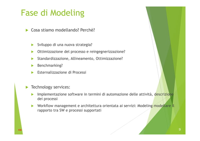 Process framework, paradigma operativo di analisi dei processi | PPT