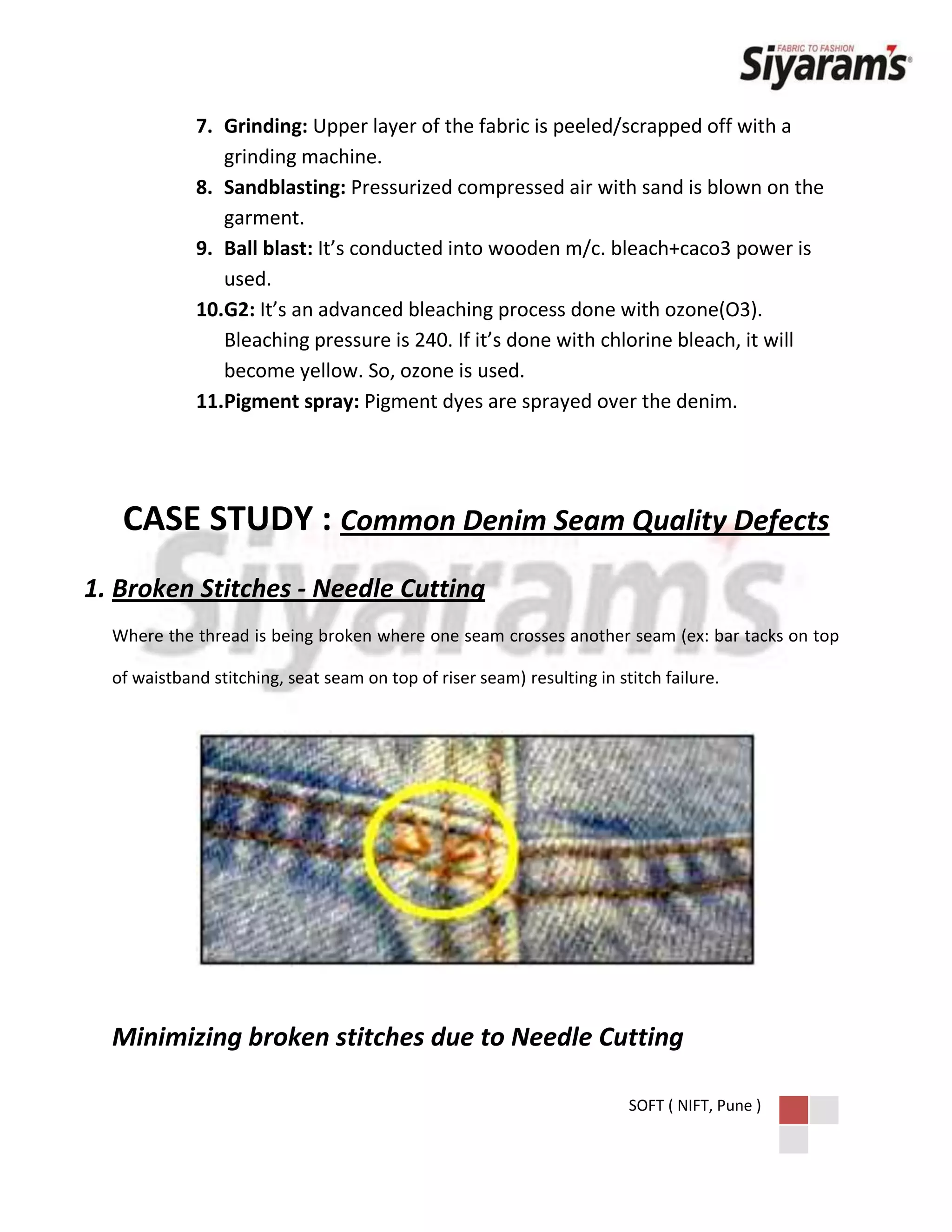 Garment manufacturing process from fabric to poduct | DOCX