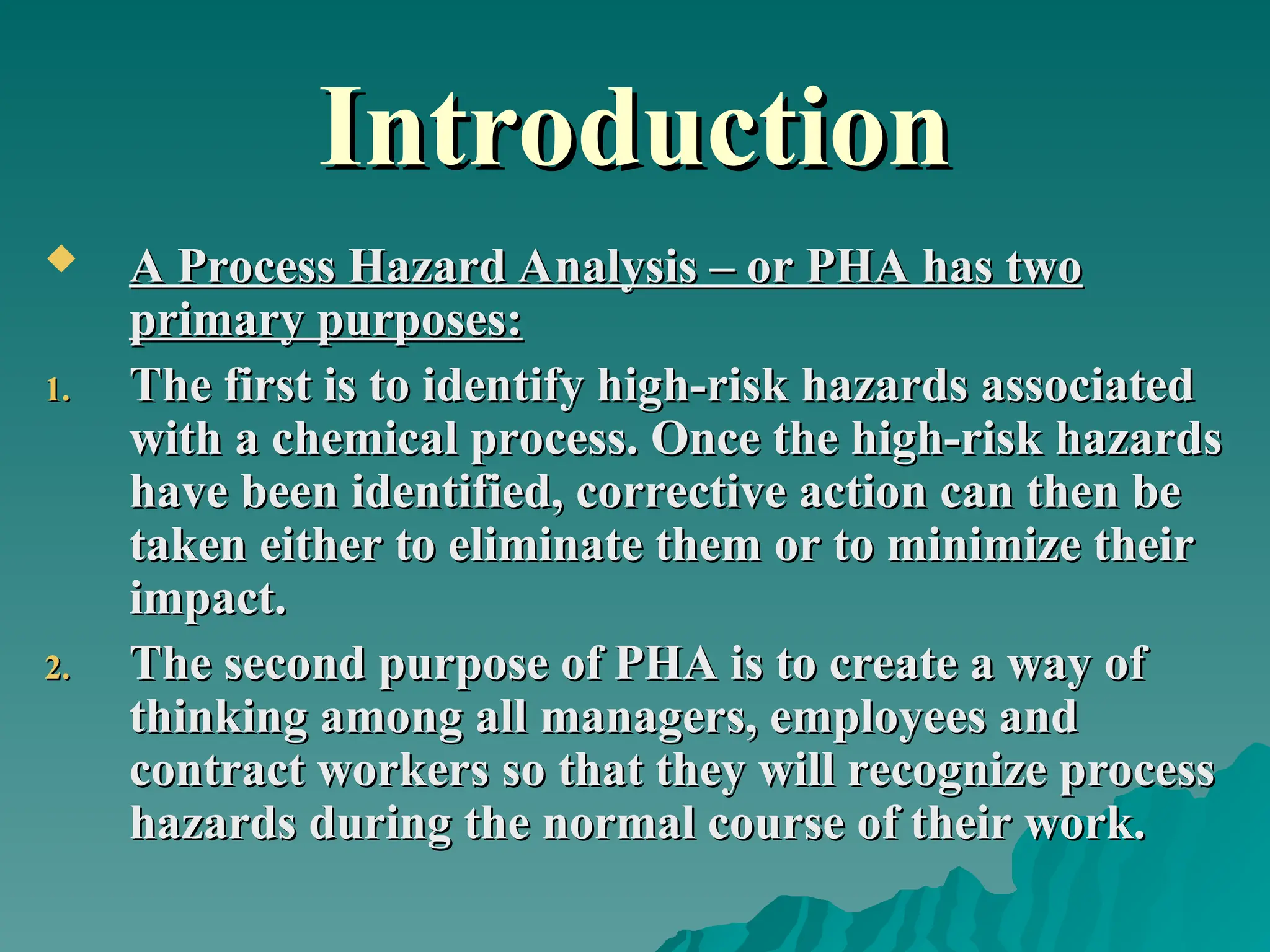 oil and gas industry process Hazard analysis | PPT
