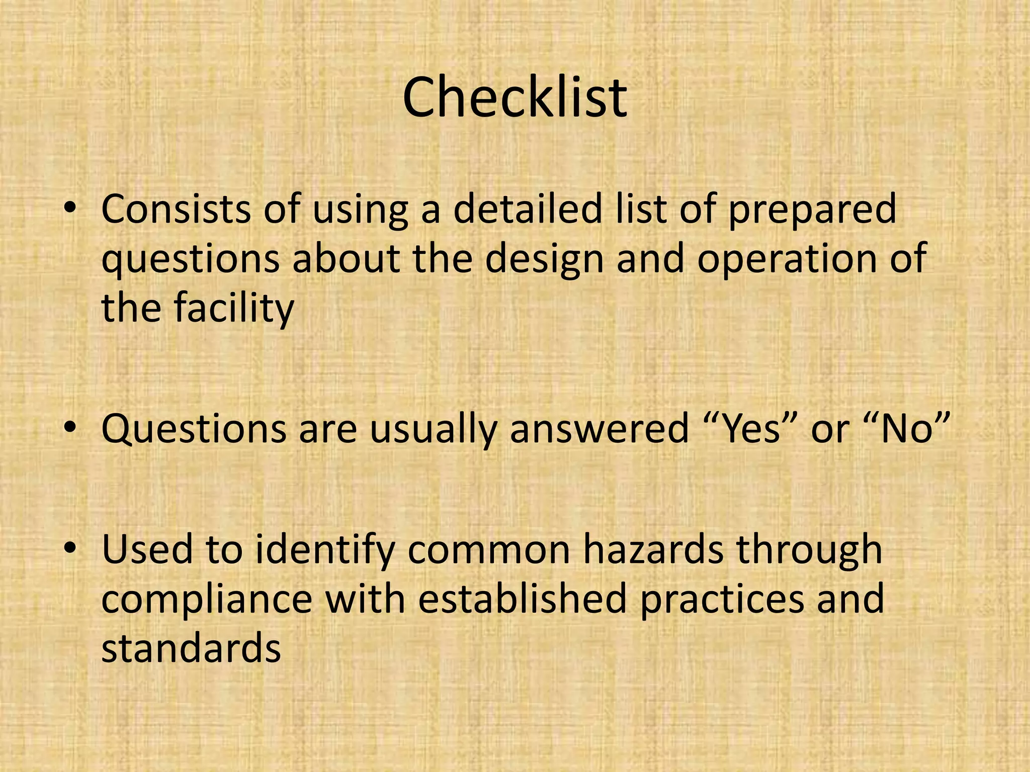 Process hazard analysis 13,47 | PPT