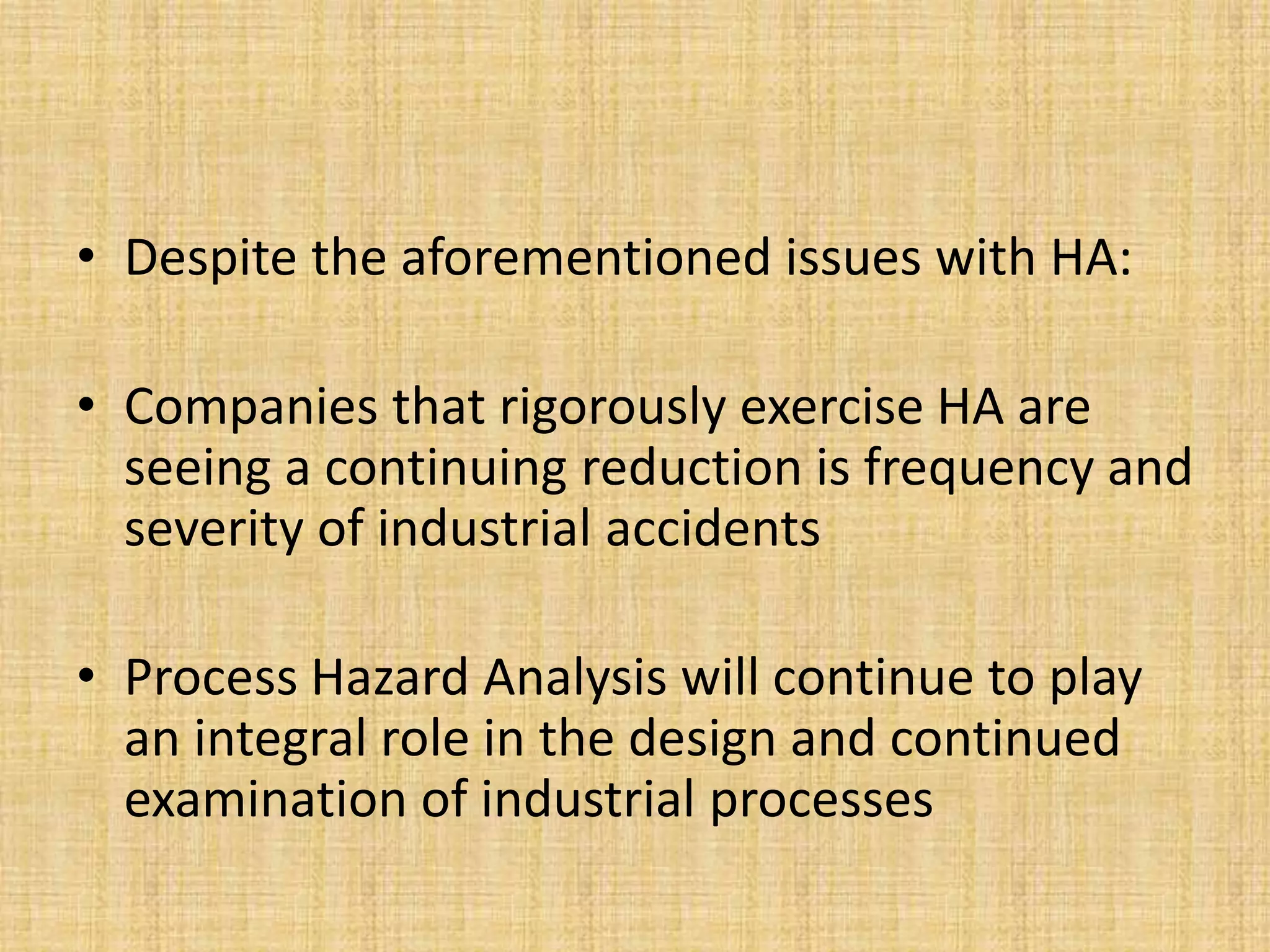 Process hazard analysis 13,47 | PPT