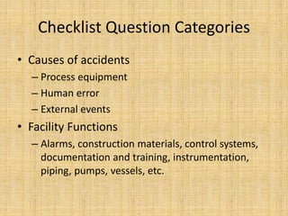 Process hazard analysis 13,47 | PPT