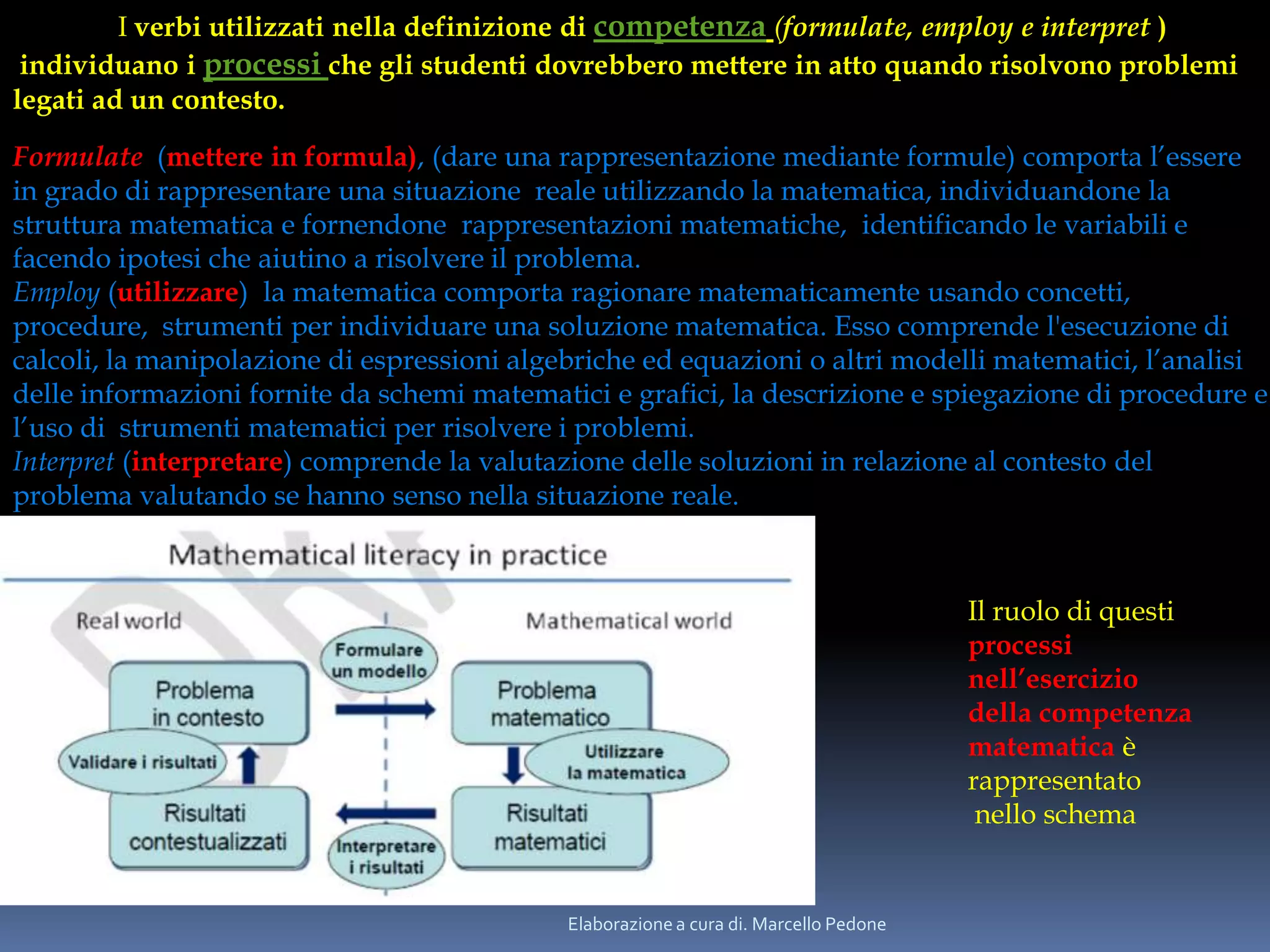 Processi e abilità matematiche | PPTX