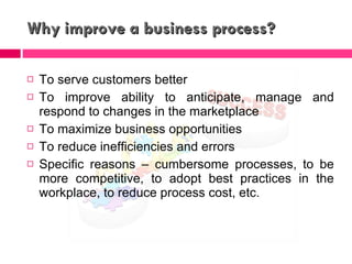 Business Process Improvement | PPT