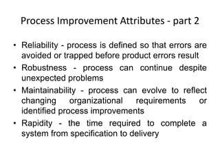 Process improvement | PPT