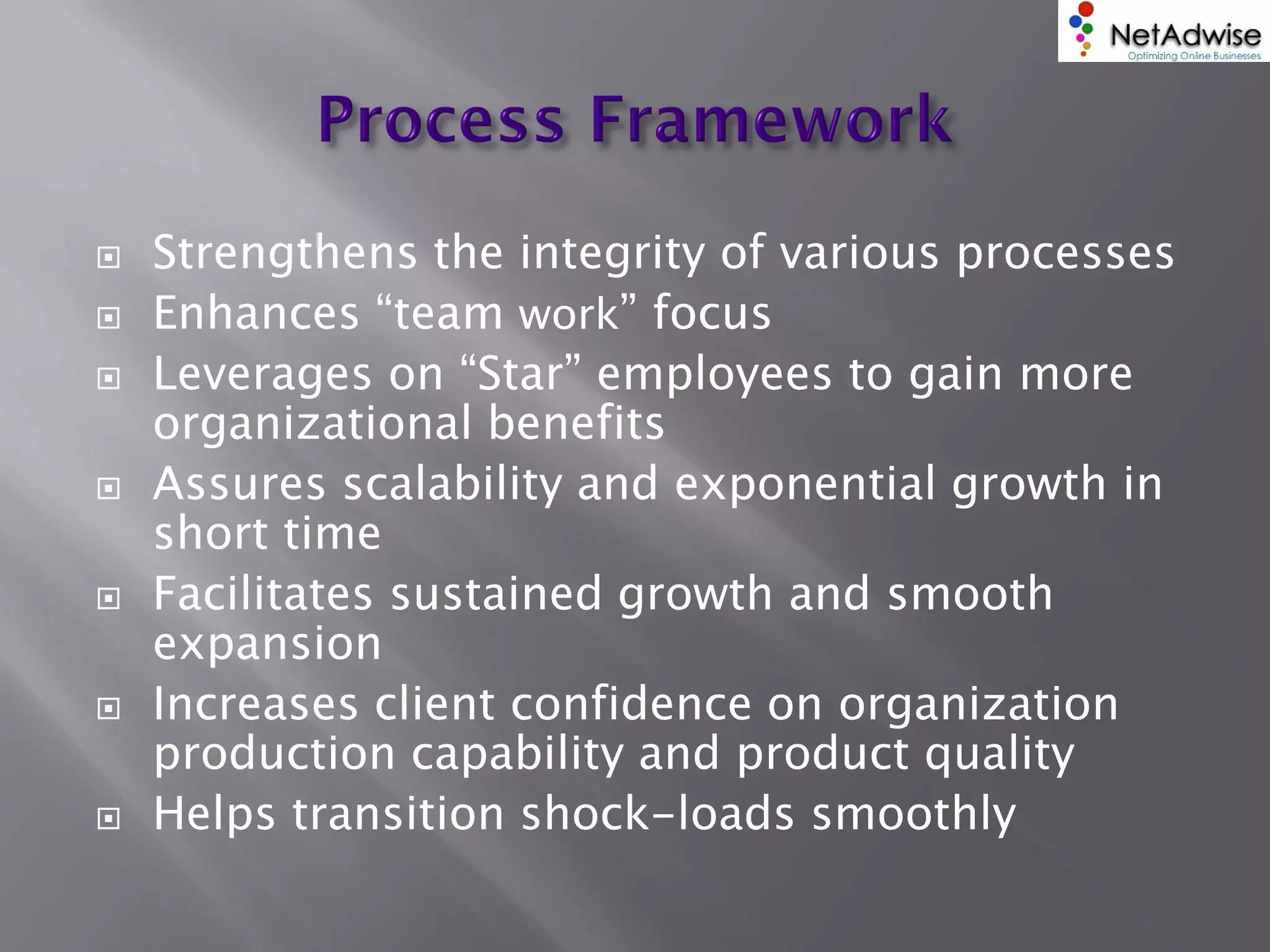 Process improvement framework for organizations of tomorrow | PDF