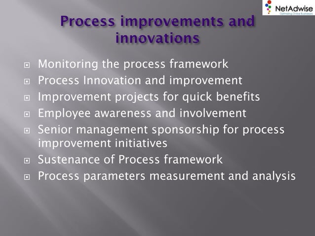 Process improvement framework for organizations of tomorrow | PDF