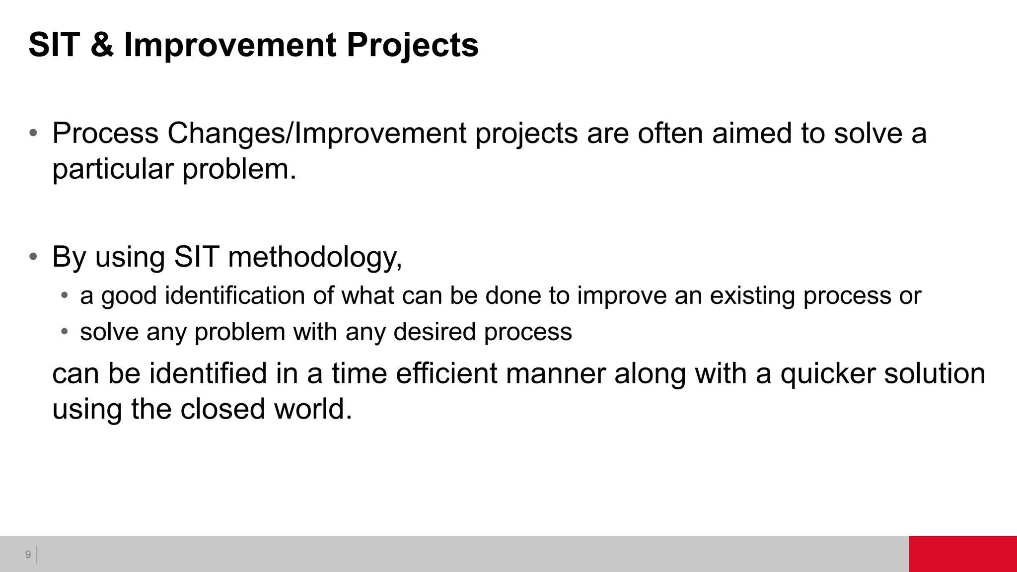 Systematic Inventive Thinking and Process improvements | PPTX