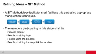 Systematic Inventive Thinking and Process improvements | PPT
