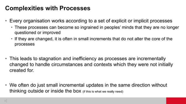Systematic Inventive Thinking and Process improvements | PPT