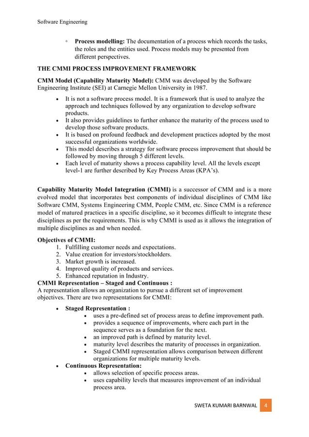 Process improvement & service oriented software engineering | PDF