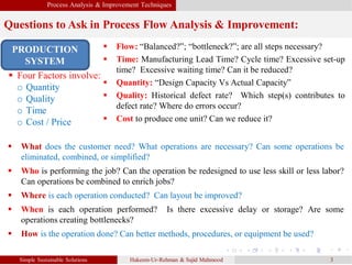 Process improvement techniques | PDF