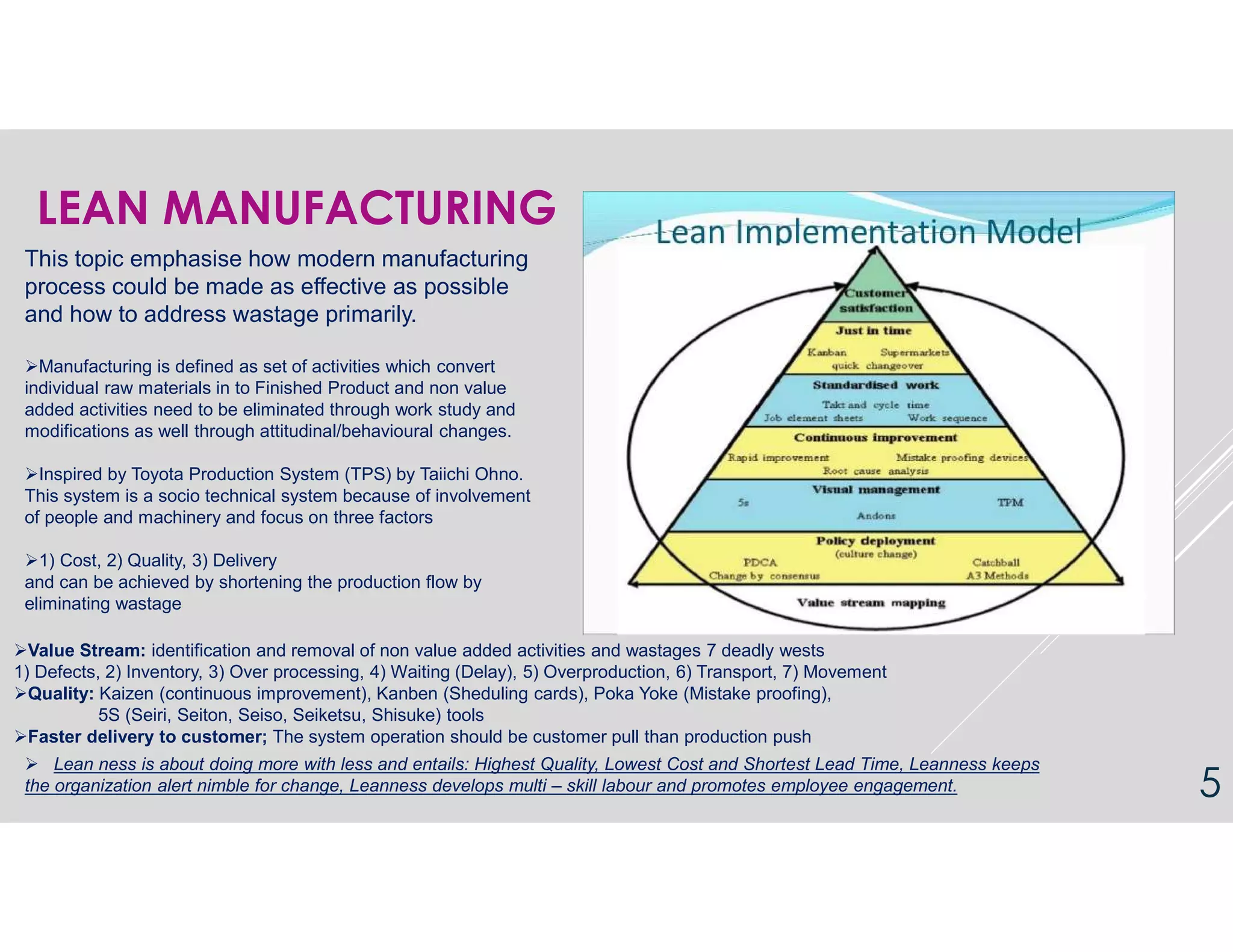Process improvement techniques and its applicability in pharma mfg an ...