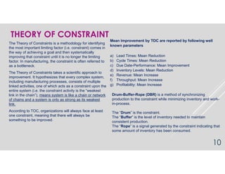 Process improvement techniques and its applicability in pharma mfg an ...