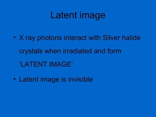 Dental Film Processing | PPT