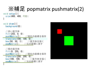 Processingについて | PDF